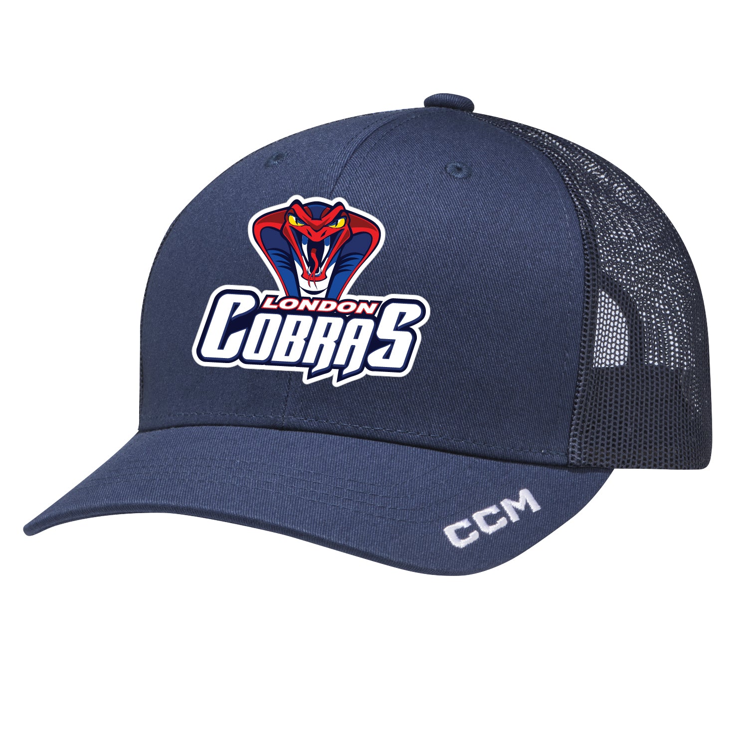 COBRAS CCM MESHBACK TRUCKER HAT – Herms Sports